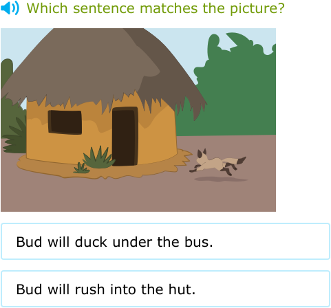 IXL - Choose the short u sentence that matches the picture (Primary 1 ...