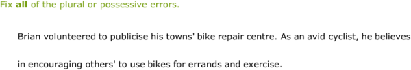 IXL - Identify and correct errors with plural and possessive nouns (Higher 1 English language ...