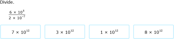 IXL - Divide numbers written in standard form (Secondary 3 maths practice)