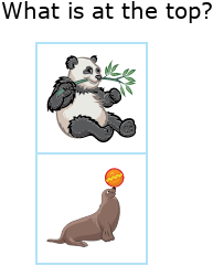 IXL - Top and bottom (Kindergarten 1 maths practice)