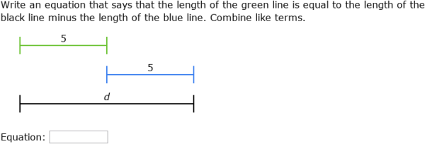 IXL - Write and solve equations that represent diagrams (Secondary 3 maths practice)