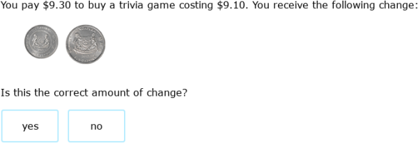 IXL - Making change (Primary 3 maths practice)