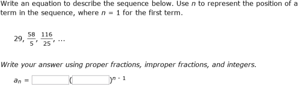 IXL - Write variable expressions for geometric sequences (Secondary 4 maths practice)