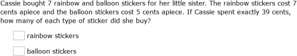 IXL - Guess-and-check problems (Primary 5 maths practice)