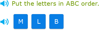 IXL - Put the letters in ABC order (Kindergarten 2 English language ...