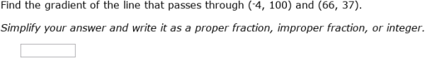 IXL - Find the gradient from two points (Secondary 3 maths practice)