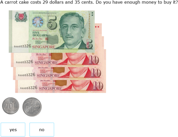 IXL - Purchases - do you have enough money - up to $50 (Primary 2 maths ...