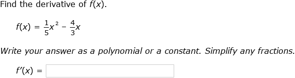 IXL - Find derivatives of polynomials (Secondary 4 maths practice)