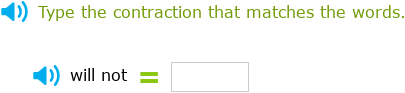 IXL - Form contractions with 'not' (Primary 2 English language practice)