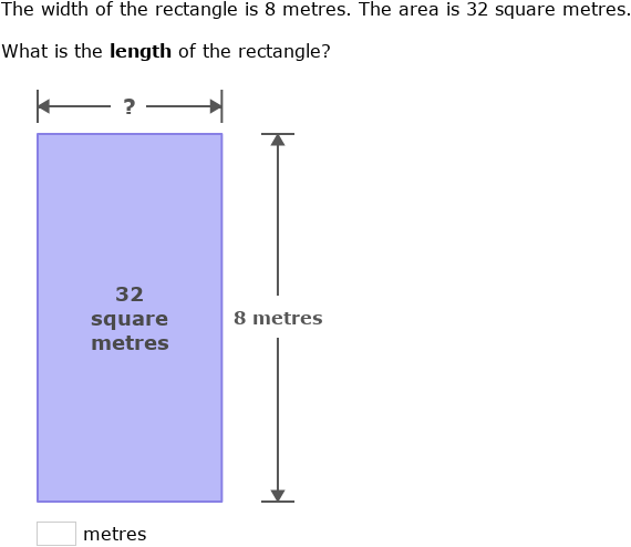 IXL - Find the missing side length of a rectangle (Primary 3 maths ...