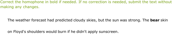 IXL - Identify and correct errors with homophones (Secondary 3 English ...