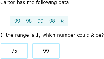 IXL - Mean, median, mode and range (Higher 1 maths practice)