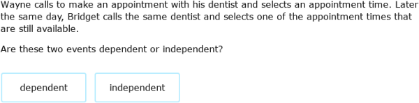 IXL - Identify independent and dependent events (Secondary 4 maths ...