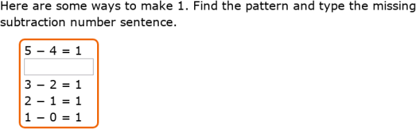 IXL - Ways to make a number - subtraction sentences (Primary 1 maths practice)