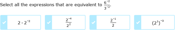 IXL - Identify equivalent expressions involving exponents (Secondary 2 ...