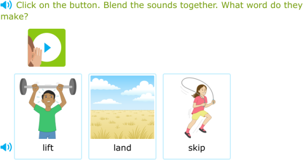 Ixl Blend Each Sound In A Word Together Primary 1 English Language