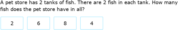 IXL - Multiplication word problems (Primary 1 maths practice)