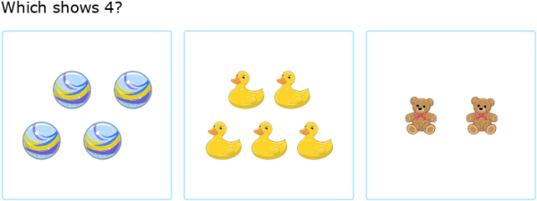 IXL - Represent numbers - up to 5 (Kindergarten 2 maths practice)