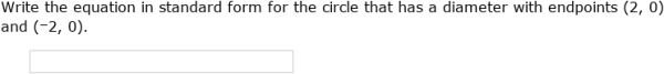 IXL - Write equations of circles in standard form using properties (Higher 1 maths practice)