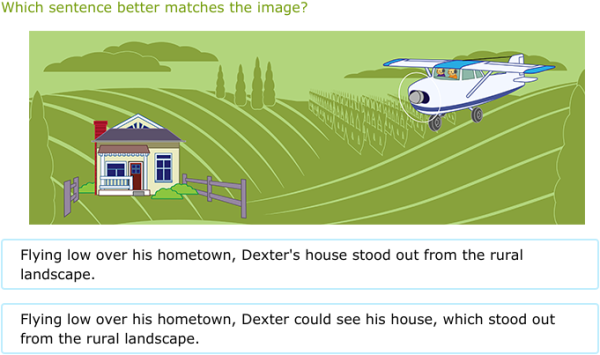 IXL - Misplaced modifiers with pictures (Secondary 2 English language ...