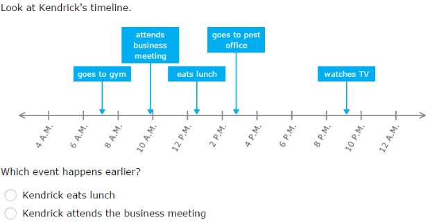 IXL - Schedules and timelines - 12-hour time (Primary 5 maths practice)