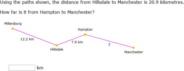 IXL - Maps with decimal distances (Primary 6 maths practice)