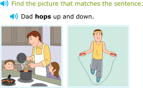 IXL - Find the picture that matches the action verb (Kindergarten 1 ...
