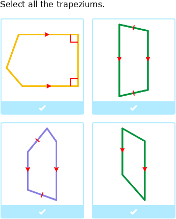 IXL - Identify trapeziums (Primary 6 maths practice)