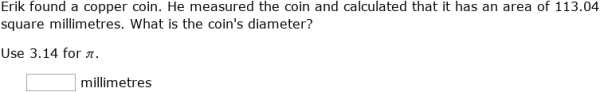 IXL - Circles: word problems (Primary 6 maths practice)