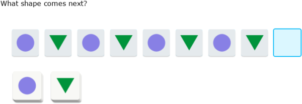 IXL - Find the next shape in a pattern (Primary 2 maths practice)