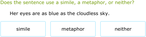 IXL - Identify similes and metaphors (Primary 5 English language practice)
