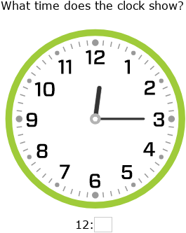 IXL - Read clocks and write times (Primary 2 maths practice)
