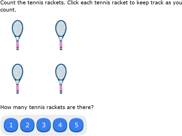 IXL - Learn to count - up to 5 (Kindergarten 1 maths practice)
