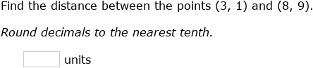 IXL - Find the distance between two points (Secondary 2 maths practice)