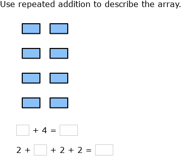 IXL - Write addition sentences for arrays - sums to 10 (Primary 2 maths ...