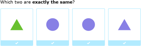 IXL - Same (Kindergarten 2 maths practice)