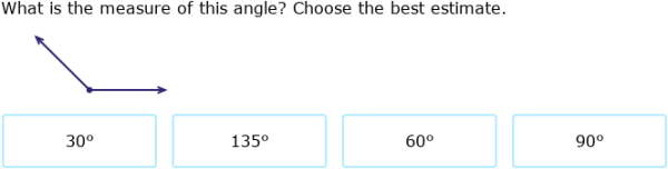 IXL - Estimate angle measurements (Primary 4 maths practice)