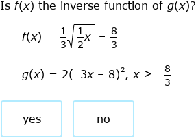IXL - Identify inverse functions (Higher 2 maths practice)