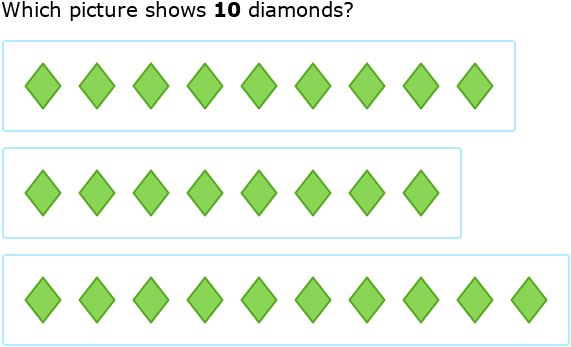 IXL - Represent numbers - up to 10 (Kindergarten 1 maths practice)