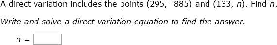 IXL - Write and solve direct variation equations (Secondary 3 maths ...