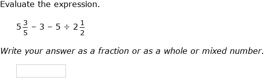 IXL - Evaluate numerical expressions involving fractions (Secondary 1 ...